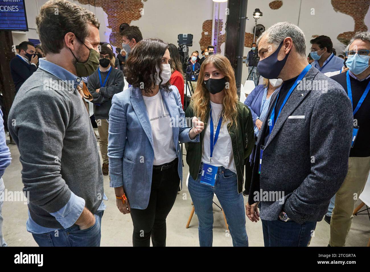 Madrid, 04/10/2021. 15th national congress of the New Generations of ...