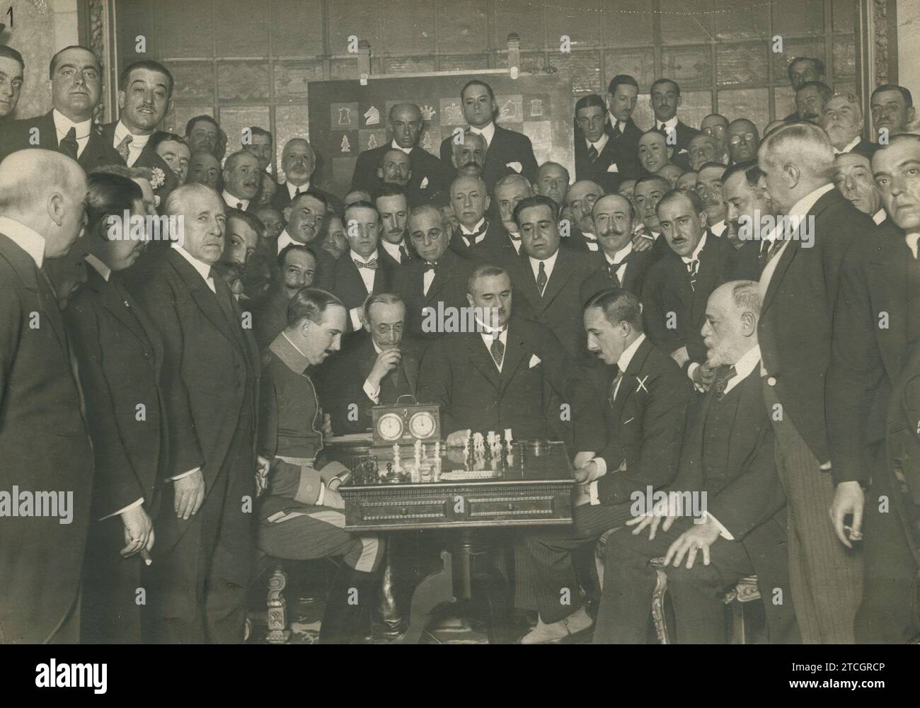 Madrid. 05/18/1921. Inauguration of the National Chess Tournament. HM ...