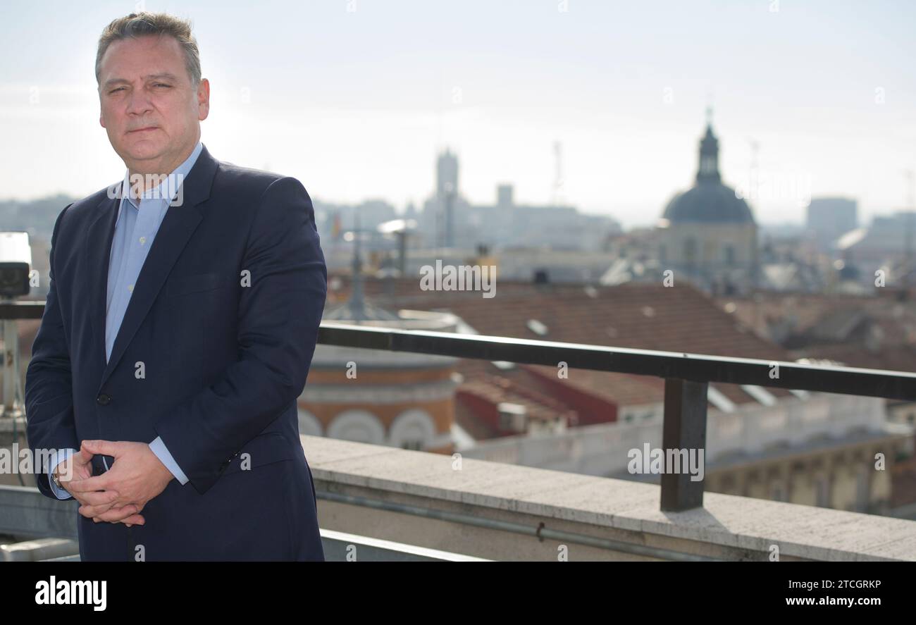 12/23/2013. Madrid. Spain Headquarters Pp calle Genova 13. Interview ...