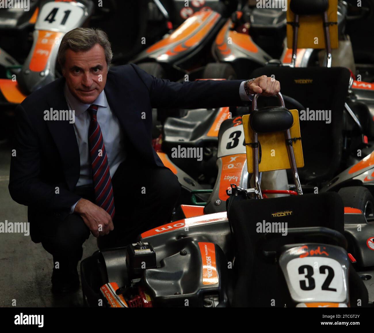 Madrid, 12-11-2013.-interview with former rally driver Carlos Sainz ...
