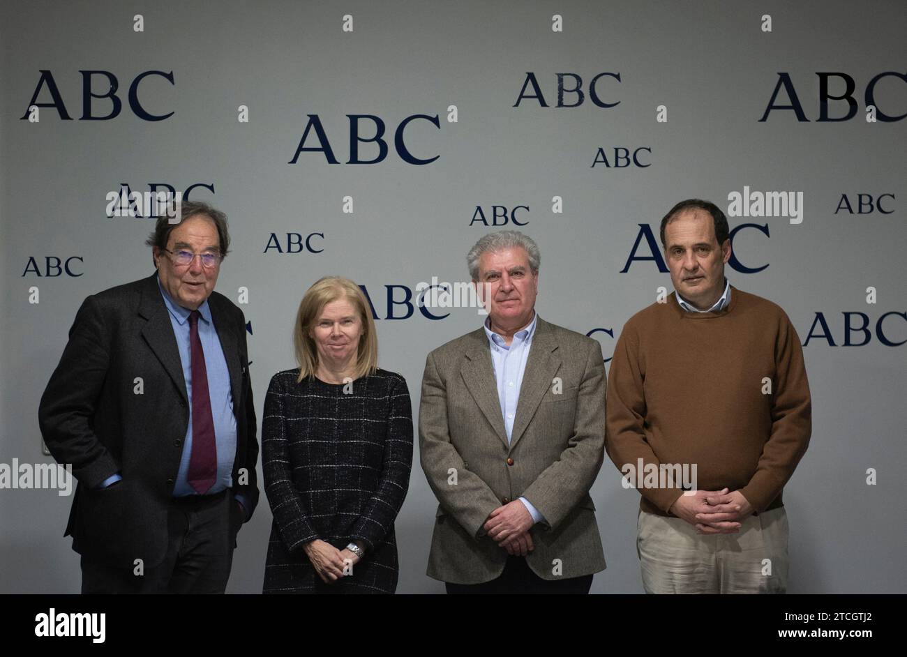 Madrid, 12/20/2019. Round table with Francesc Carreras, Elisa de la ...