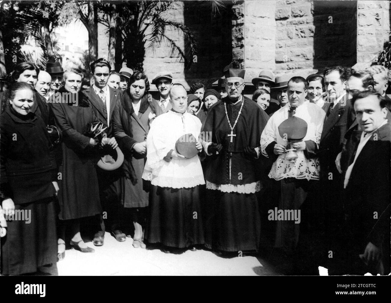 Barcelona, 03/19/1932.- Golden anniversary of the laying of the first ...