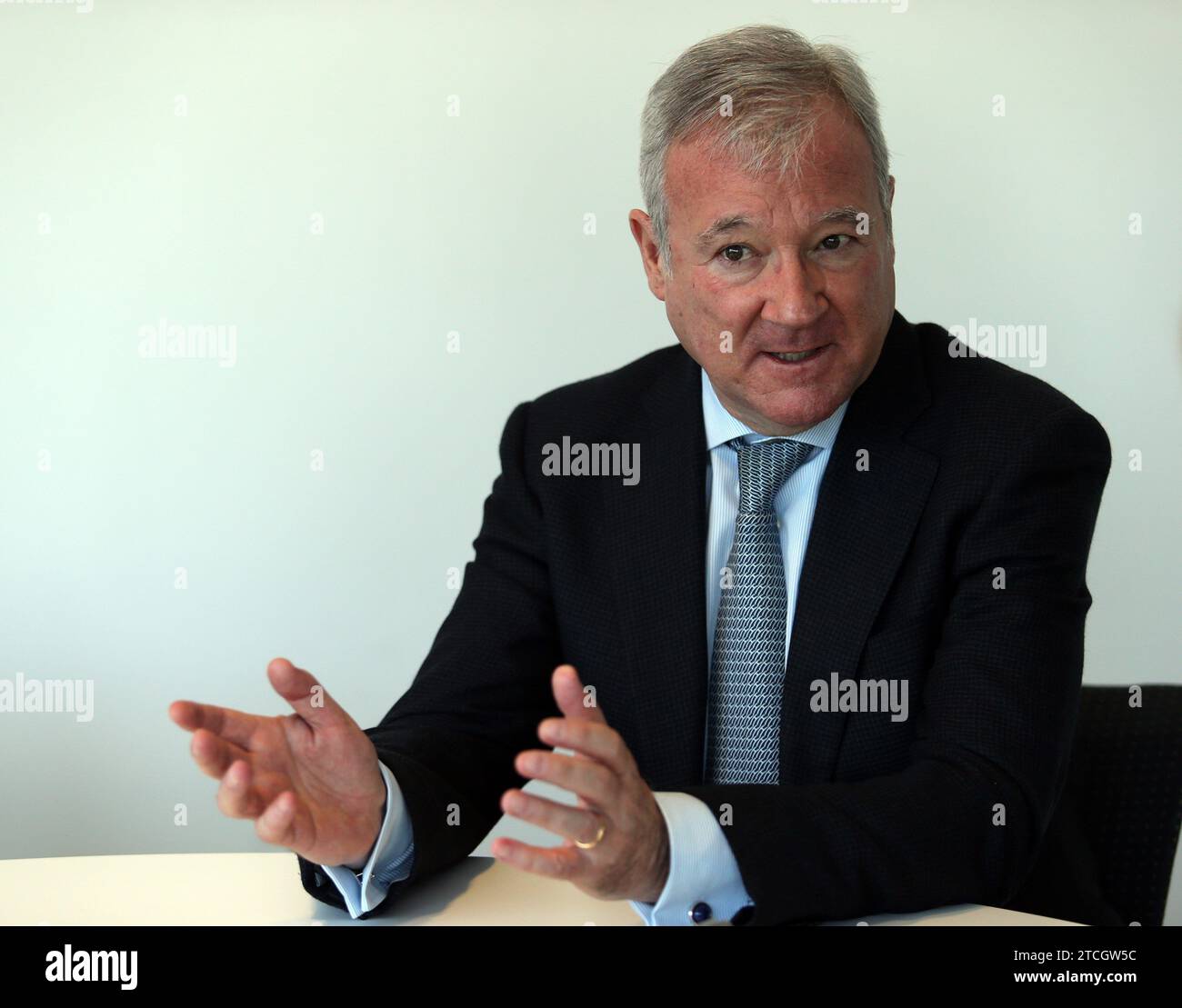 madrid22-5-2013-interview with ramon luis valcarcel, president of the ...