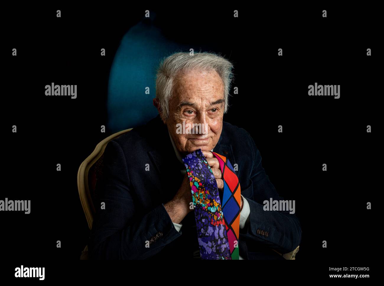 Madrid, 03/23/2021. Interview with journalist José María Carrascal for ...