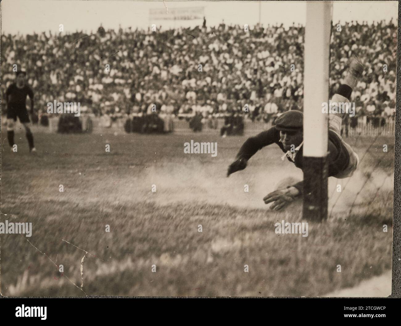 Valencia, 06/21/1936. Final of the Copa del Rey played at the Mestalla ...