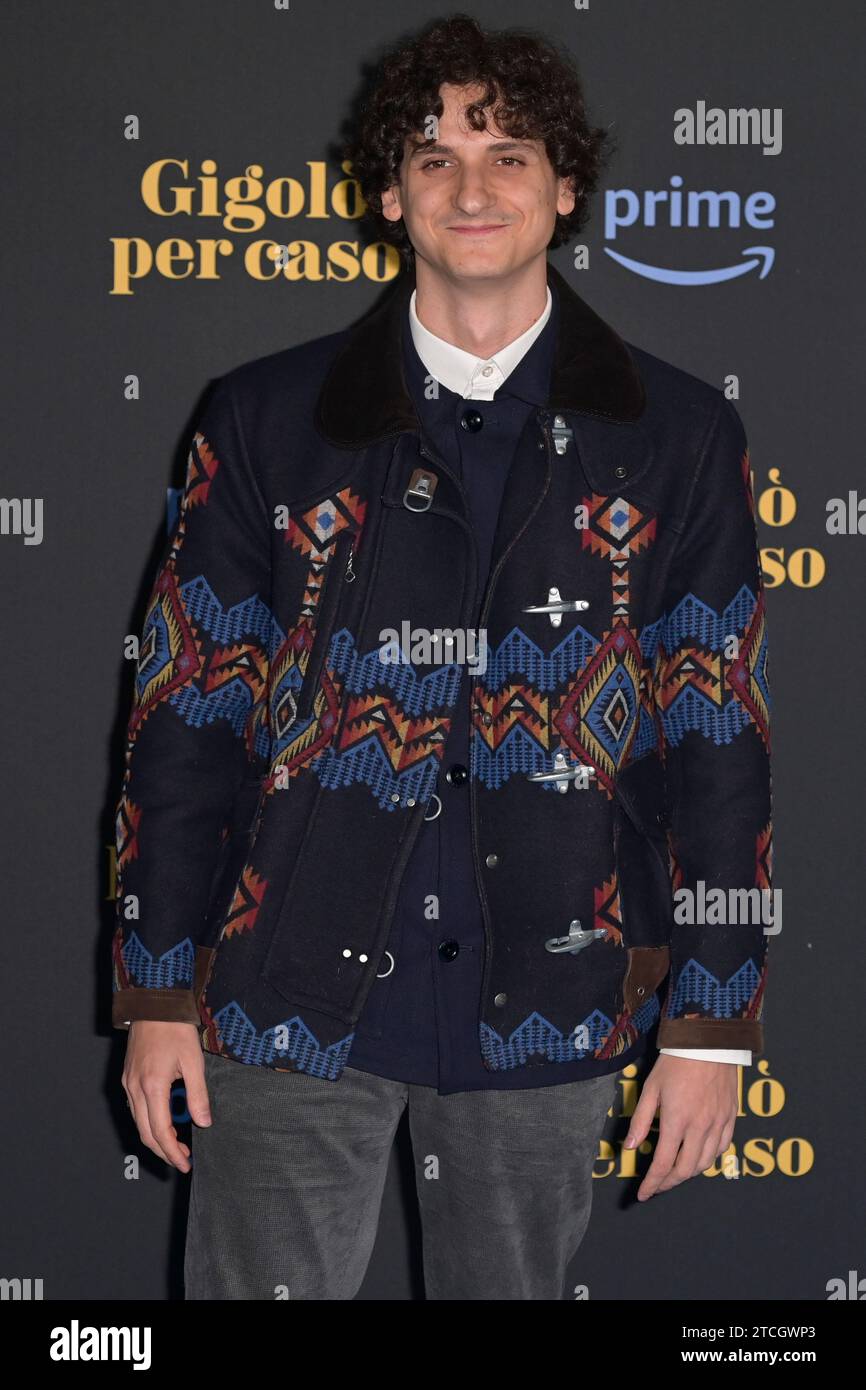 Rome, Italy. 12th Dec, 2023. Antonio Bannò attends the blu carpet of ...