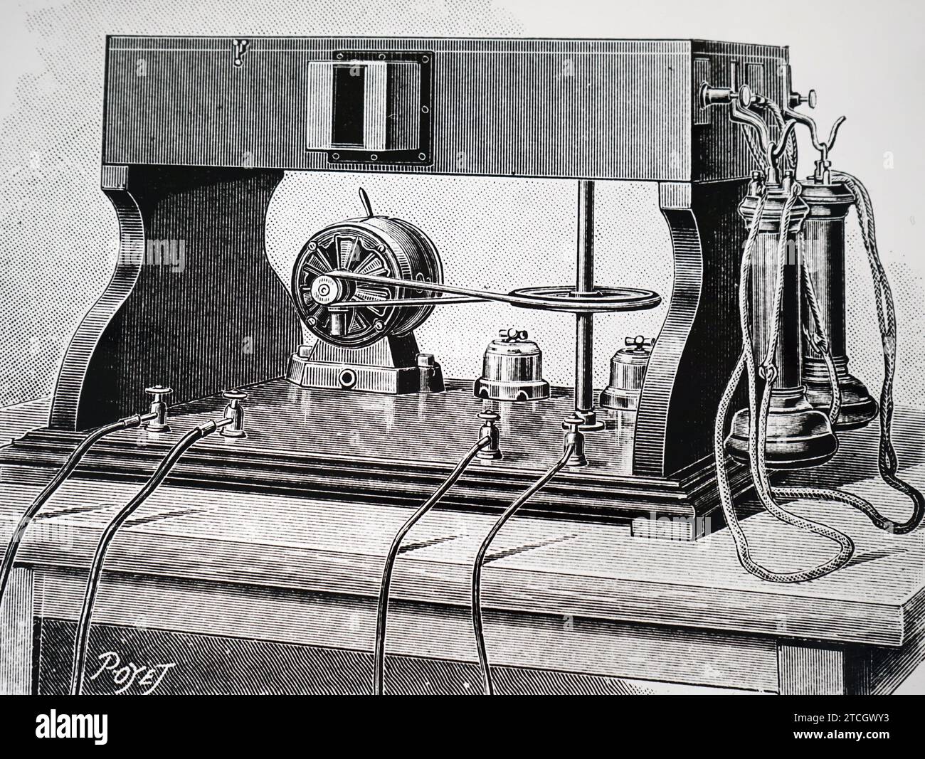 A sound of film recorder using a photoelectric cell, designed by Ruhmer ...