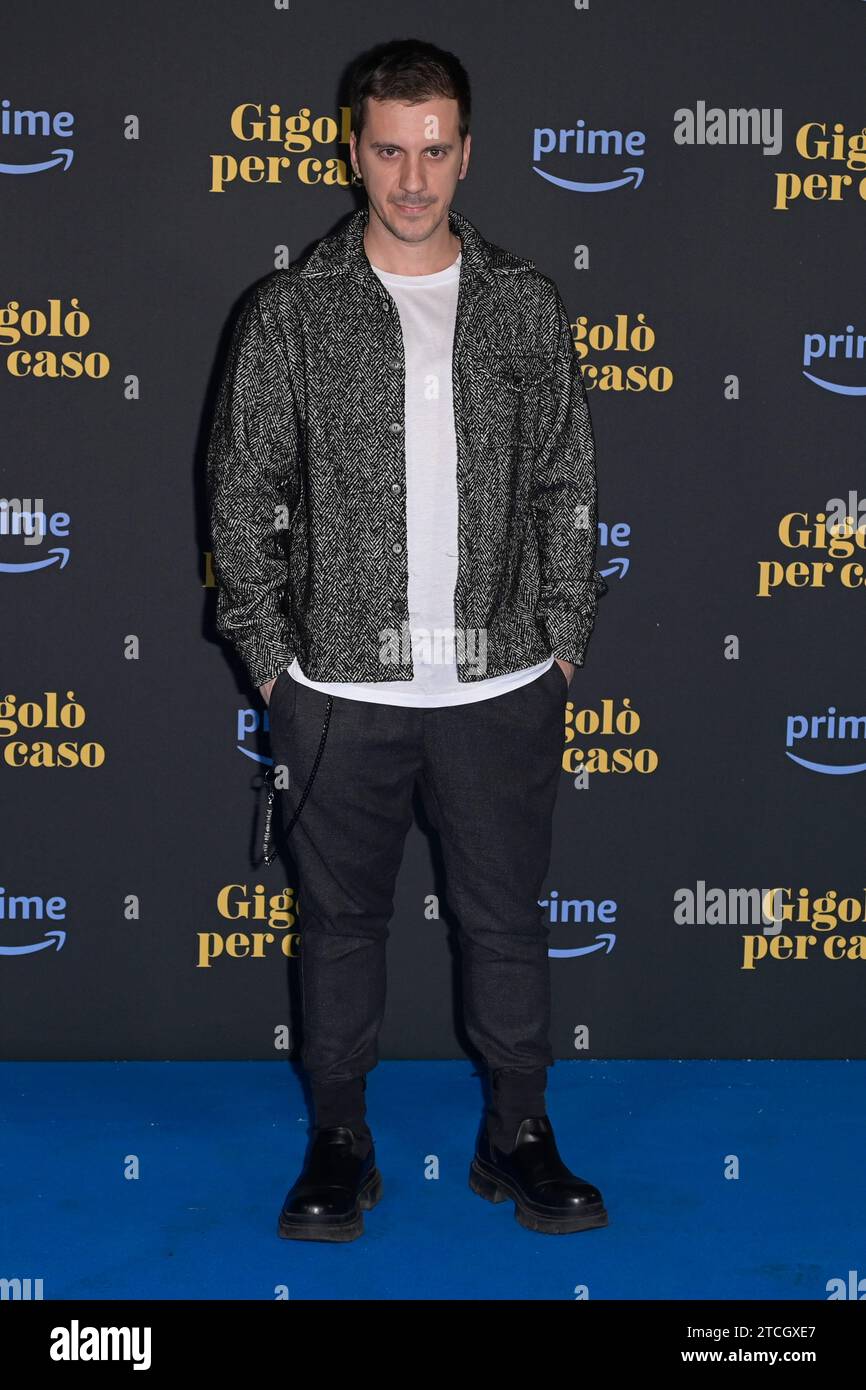 Rome, Italy. 12th Dec, 2023. Thomas Basilico attends the blu carpet of ...