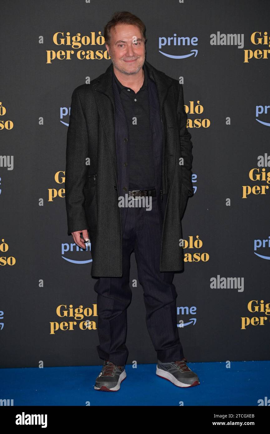 Rome, Italy. 12th Dec, 2023. Corrado Guzzanti attends the blu carpet of ...
