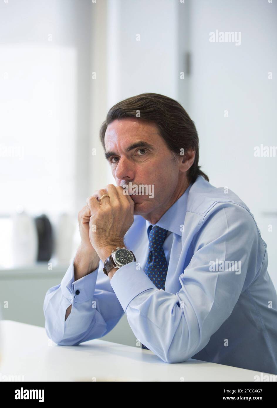 Madrid, June 26, 2013. Jose Maria Aznar, former president of the ...