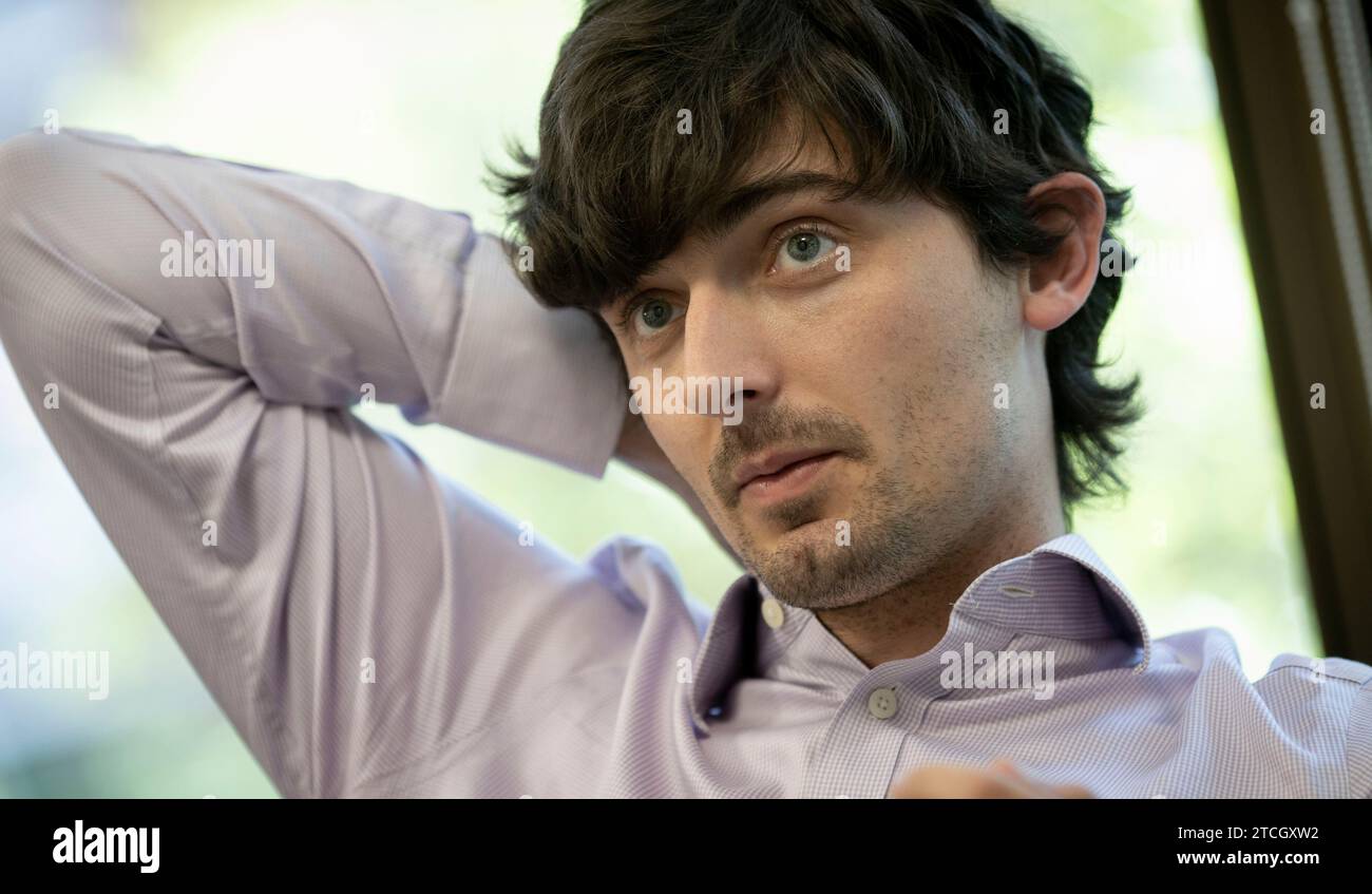 Madrid, 05/25/2022. Interview with Thomas Halliday, author of 'Other ...