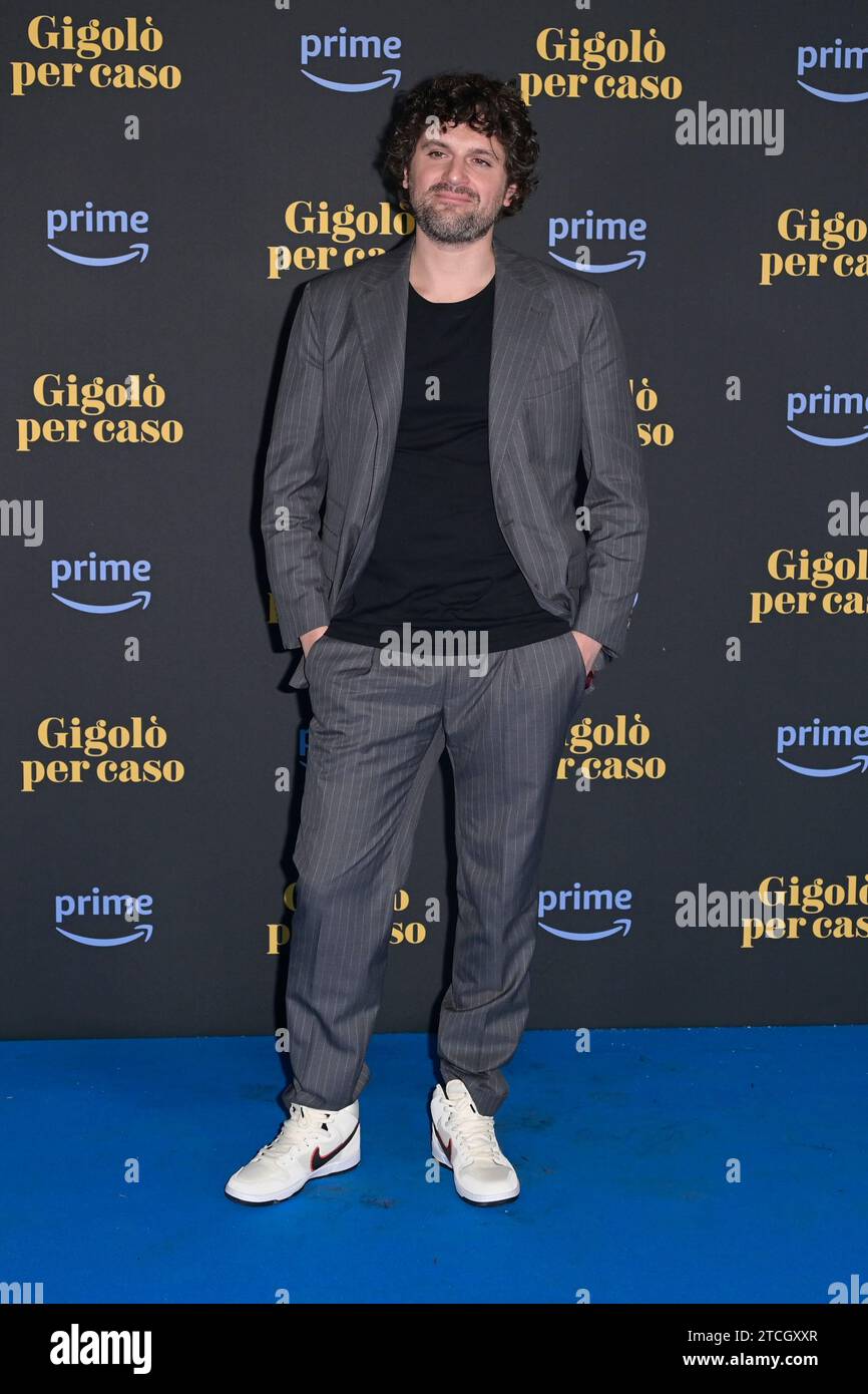 Rome, Italy. 12th Dec, 2023. Frank Matano attends the blu carpet of the ...