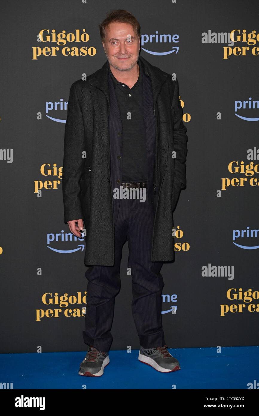 Rome, Italy. 12th Dec, 2023. Corrado Guzzanti attends the blu carpet of ...