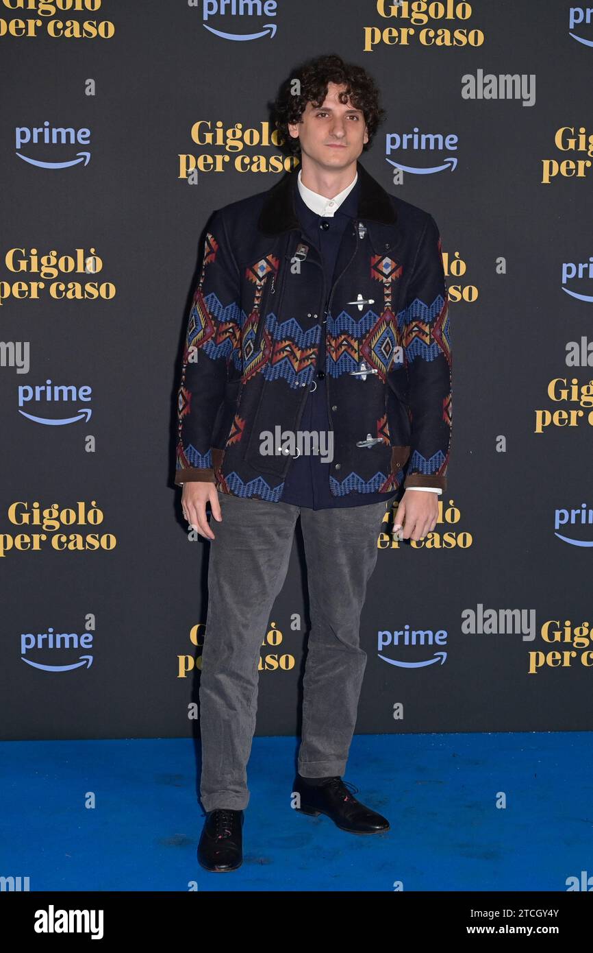 Rome, Italy. 12th Dec, 2023. Antonio Bannò attends the blu carpet of ...
