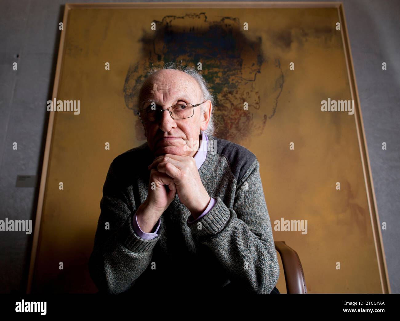 Madrid, 04/01/2016. Interview with Petros Markaris, who publishes "The ...