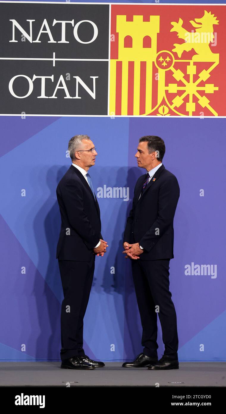 Madrid, 06/29/2022. NATO Summit. Reception by President Pedro Sánchez ...