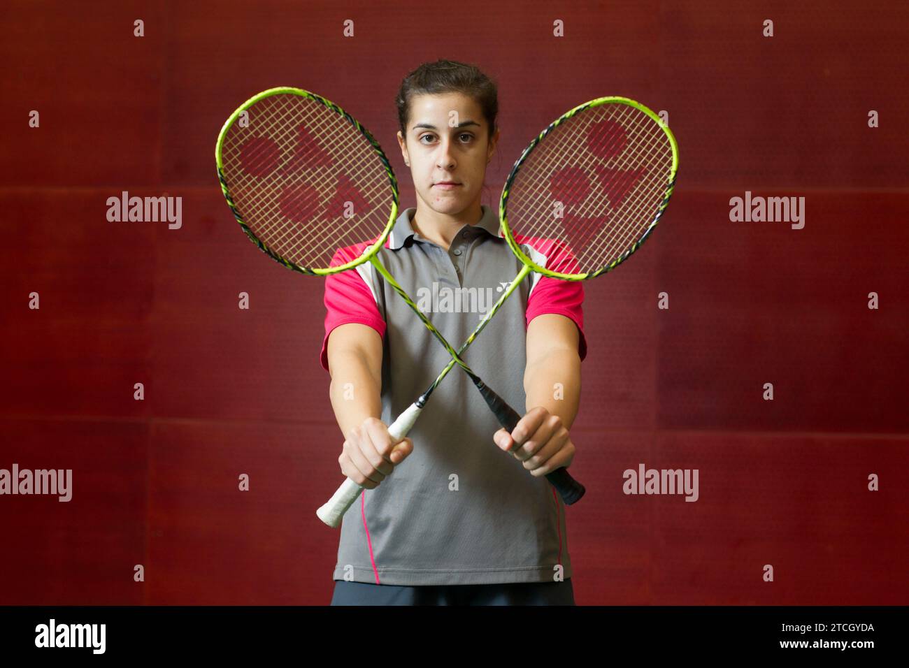 Madrid, 11/14/2016. Interview with Carolina Marín, badminton champion ...