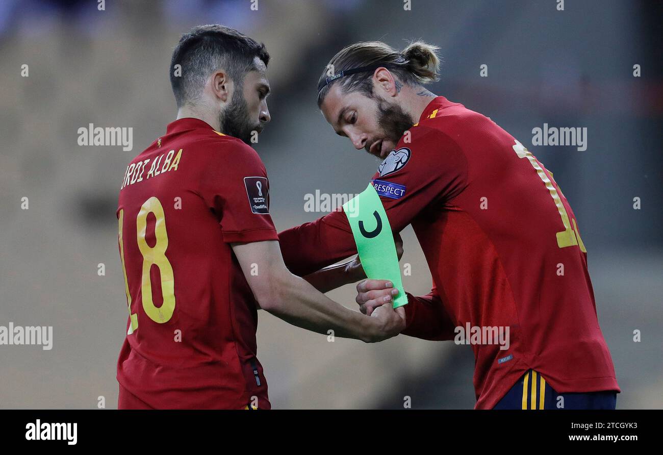 Seville, 03/31/2021. Match of the Spanish National Team, Spain against ...