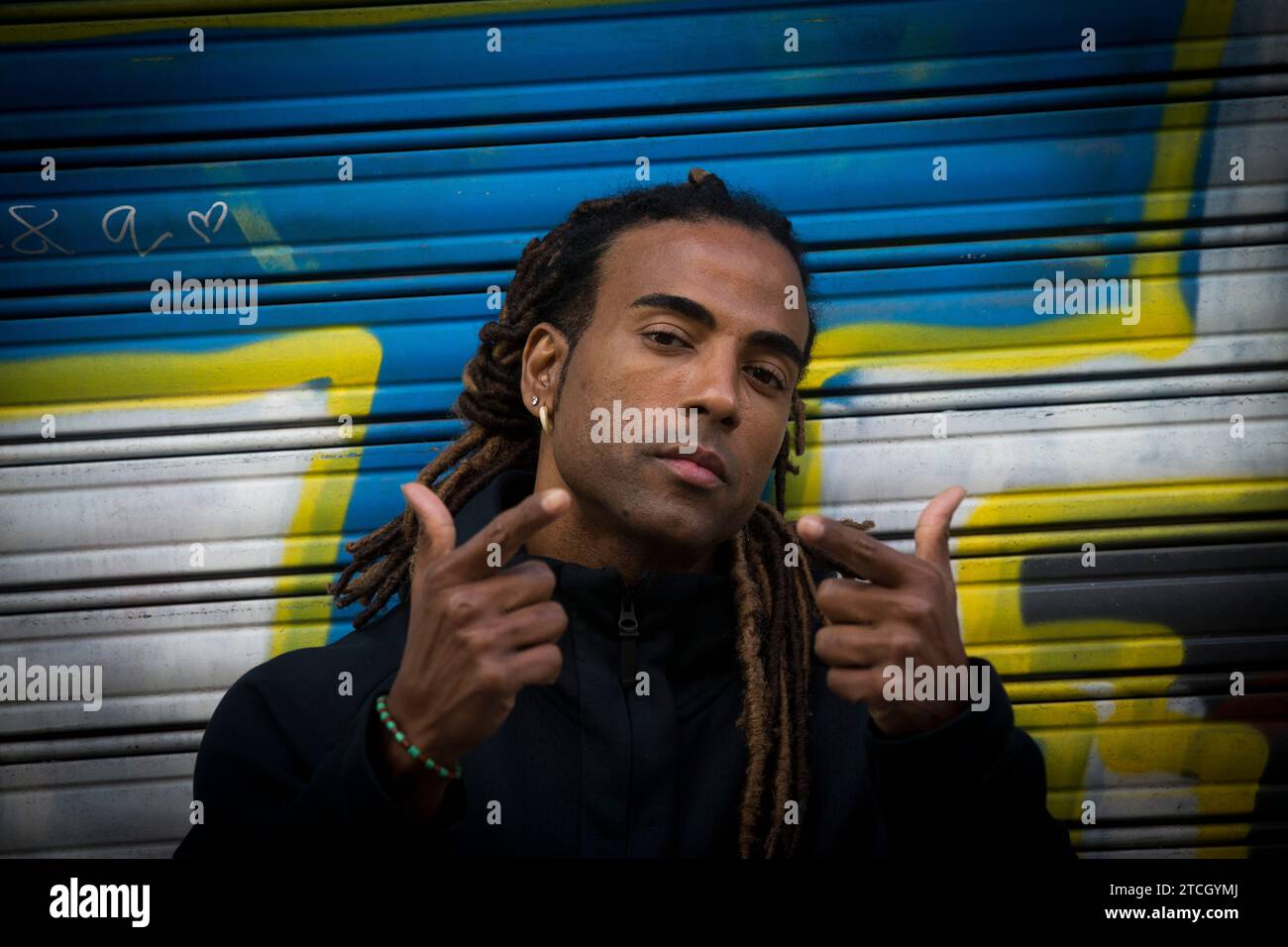 Madrid, 02/23/2021. Interview with the Cuban singer Yotuel Romero ...