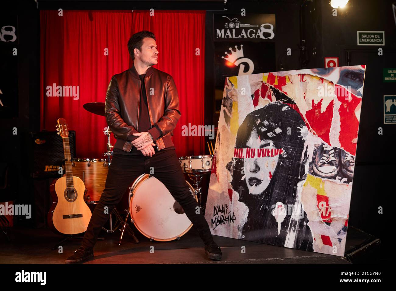 Madrid, 11/10/2021. Local Rock Palace. Posed portraits of singer Dani ...
