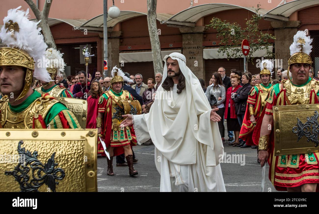 Valencia, 03/27/2016. Holy Week, Easter Sunday. Resurrection Day Parade ...