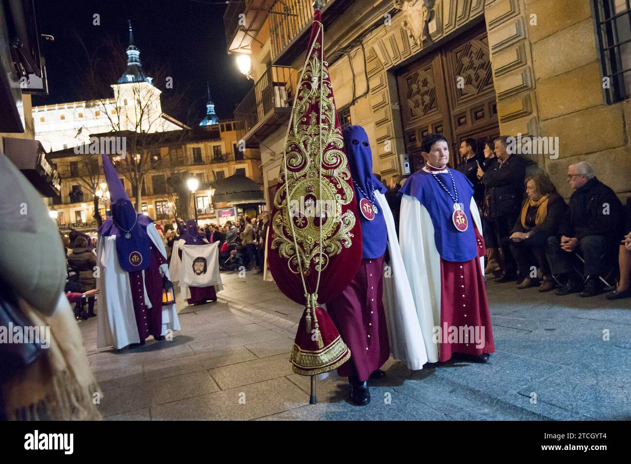 Toledo, 03/24/2016. Holy Week, Good Friday. Procession of the Holy ...