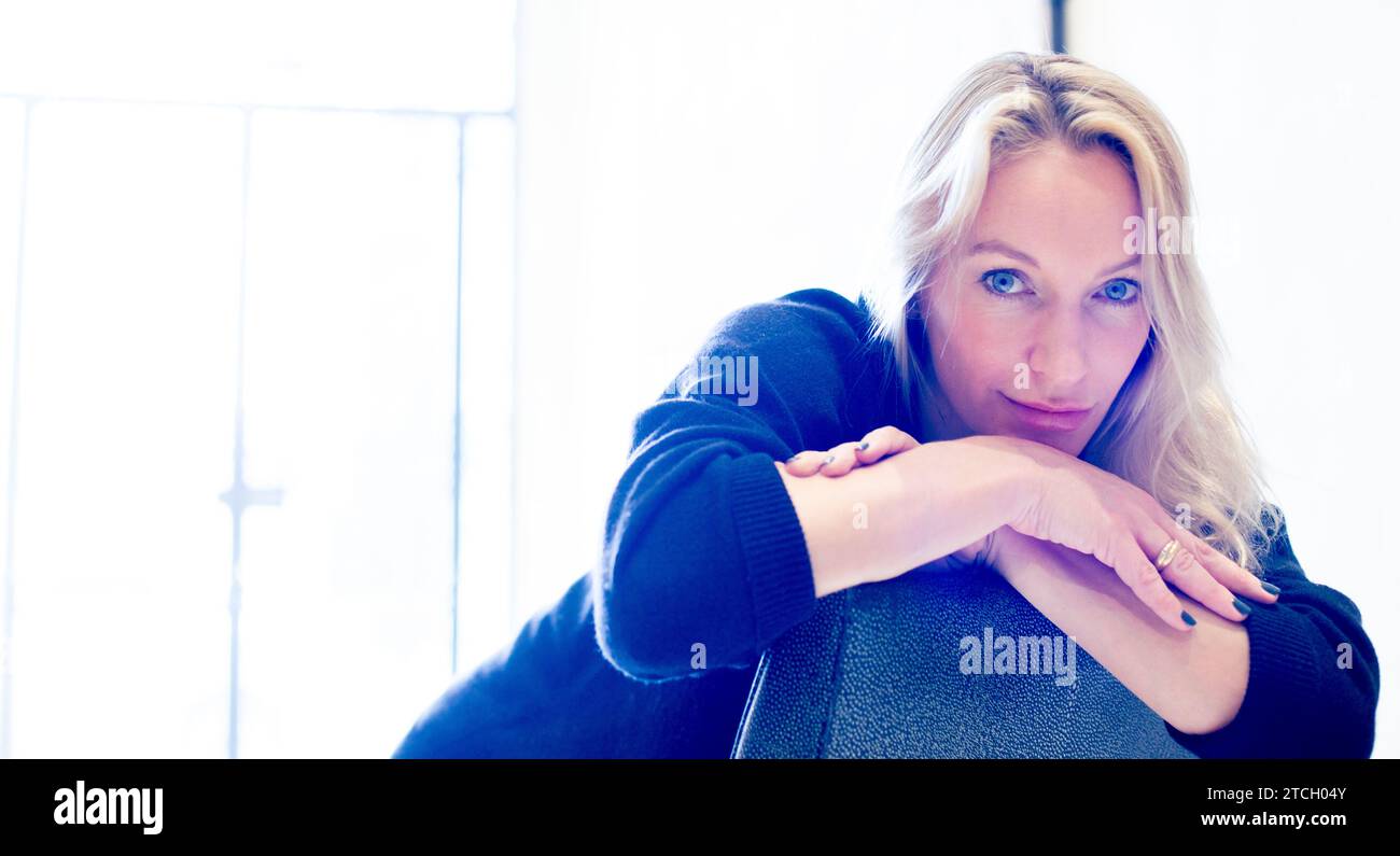 Madrid, 03/29/2016. Interview with British writer and historian Lisa ...