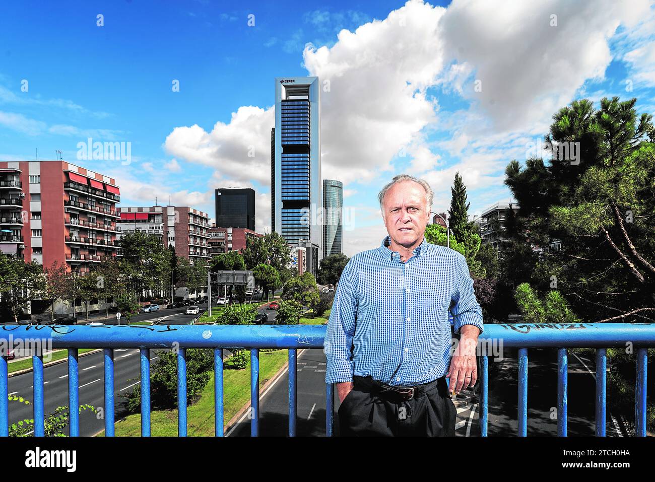 Madrid, 09/09/2021. Interview with Miguel Pardeza, former soccer player ...