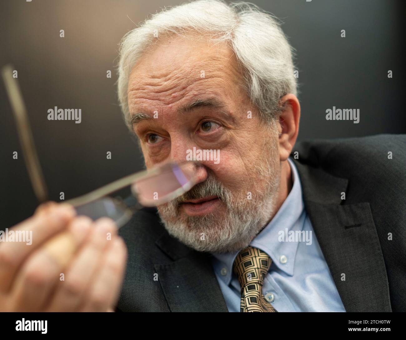 Madrid, 04/01/2022. Interview with Olexander Gnedykh, first head of the ...