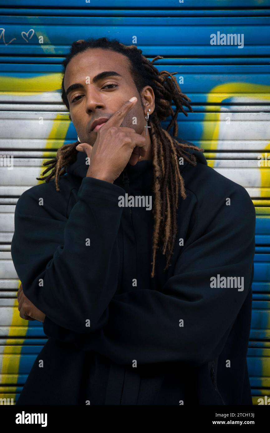 Madrid, 02/23/2021. Interview with the Cuban singer Yotuel Romero ...