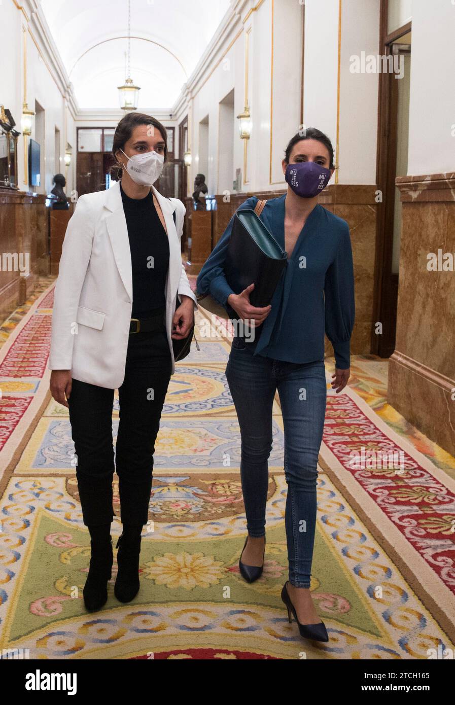 Madrid, 05/18/2021. Debate in Congress on the Trans law. Photo: Ángel ...