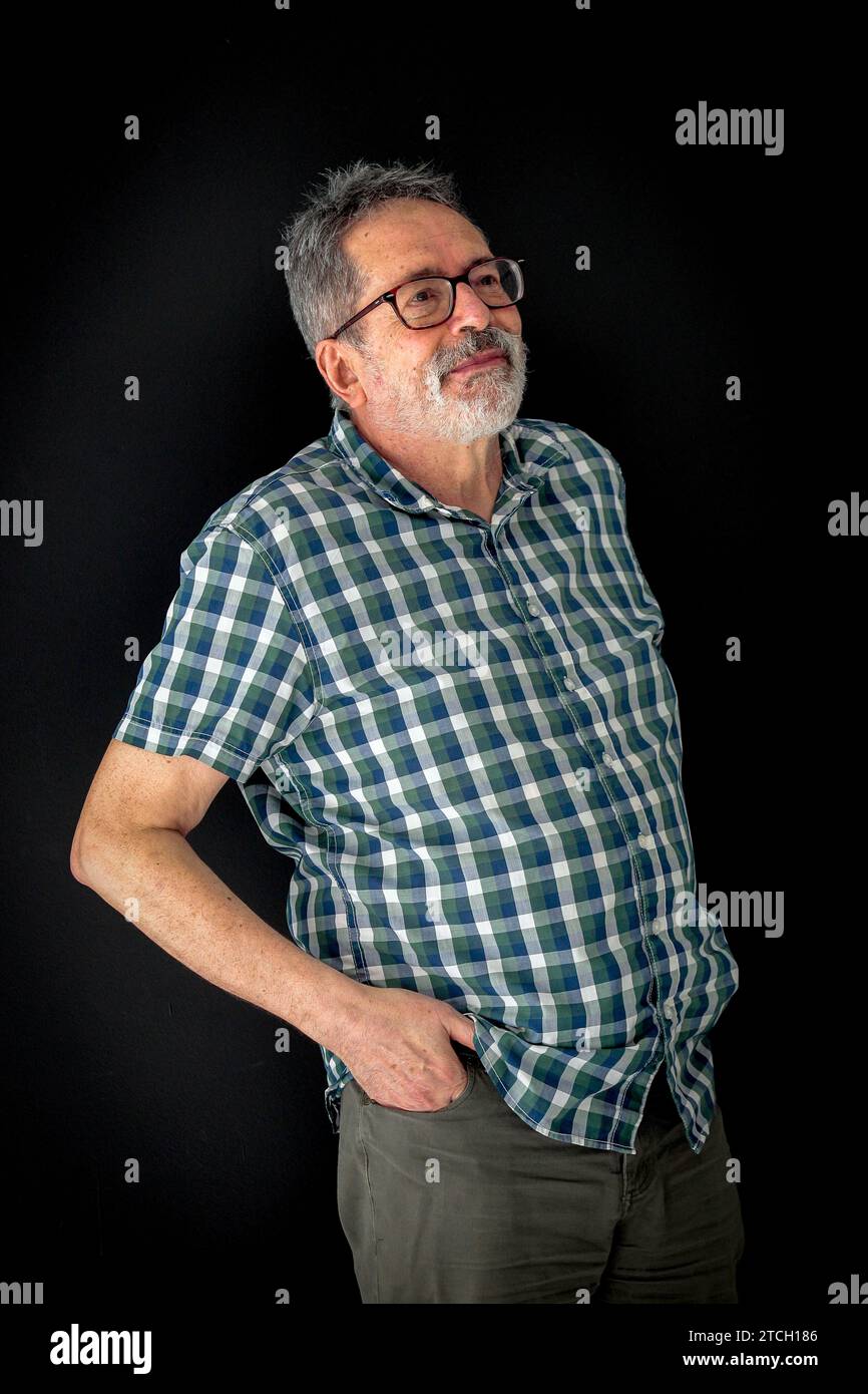Seville, 10/09/2021. César Aira, Prix Formentor award. Photo: Manuel ...