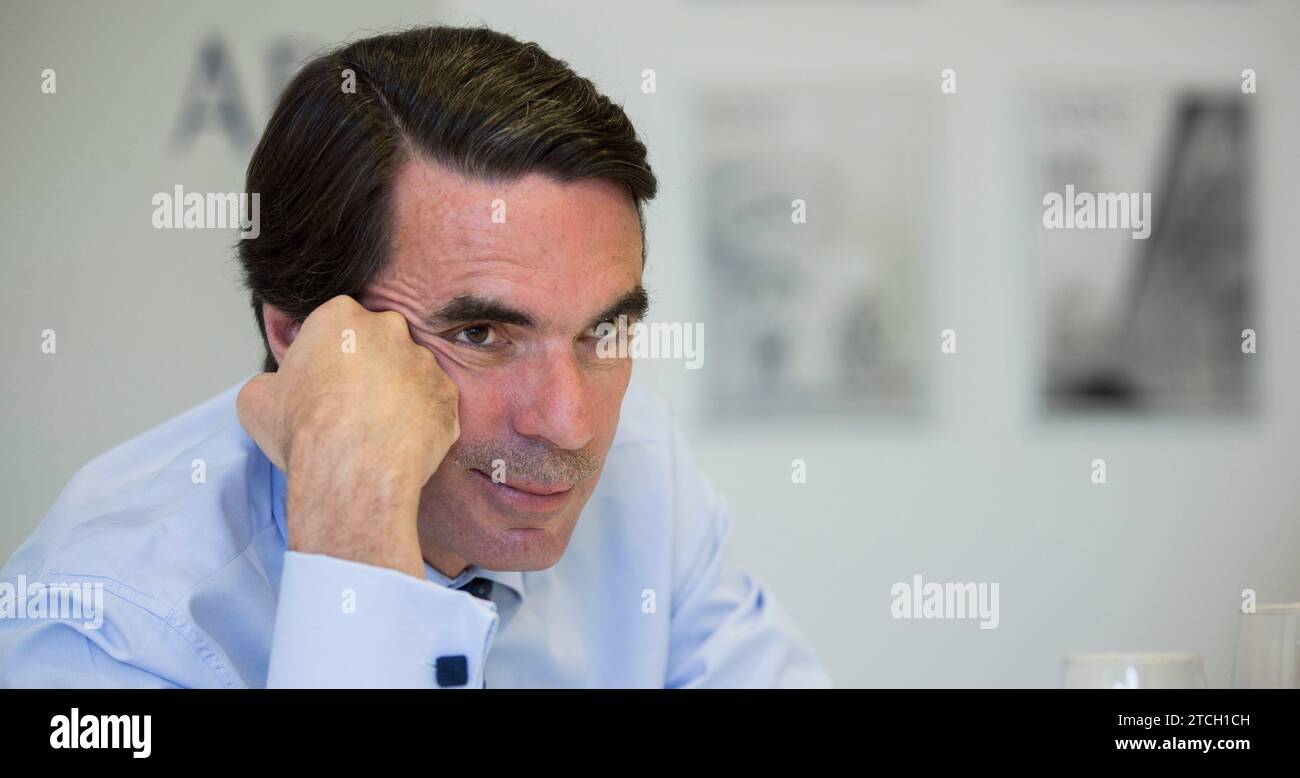 Madrid, June 26, 2013. Jose Maria Aznar, former president of the ...