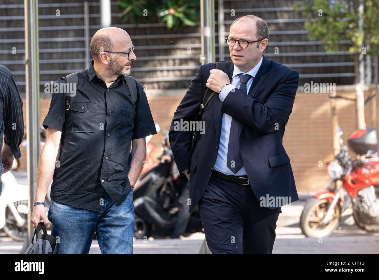 Valencia, 05/23/2022. Francis Puig upon his arrival at the Courts with ...