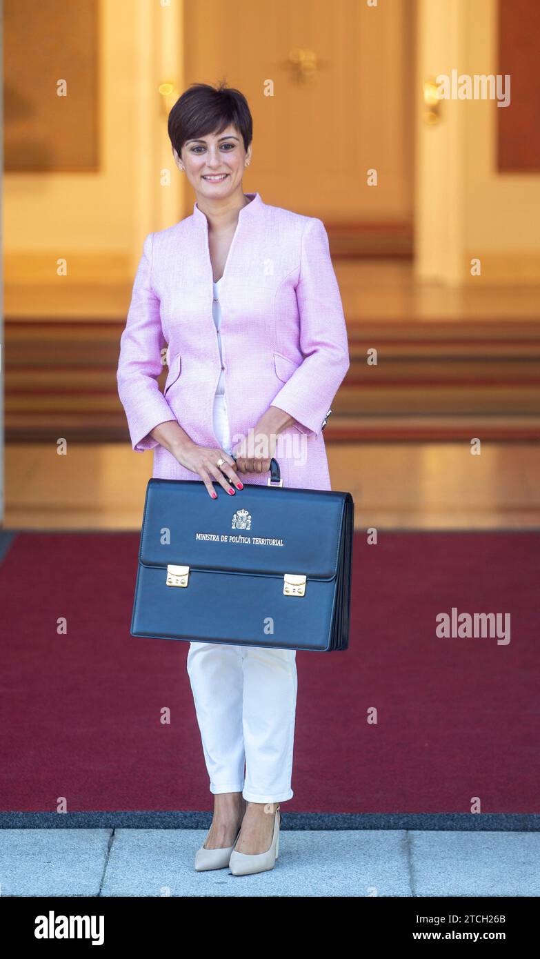 Madrid, 07/13/2021. First Council of Ministers of the new Government ...