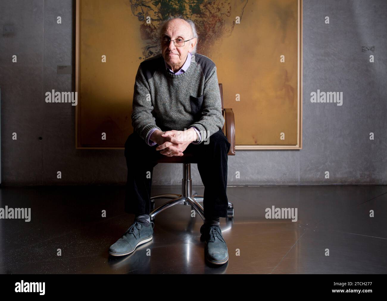 Madrid, 04/01/2016. Interview with Petros Markaris, who publishes "The ...