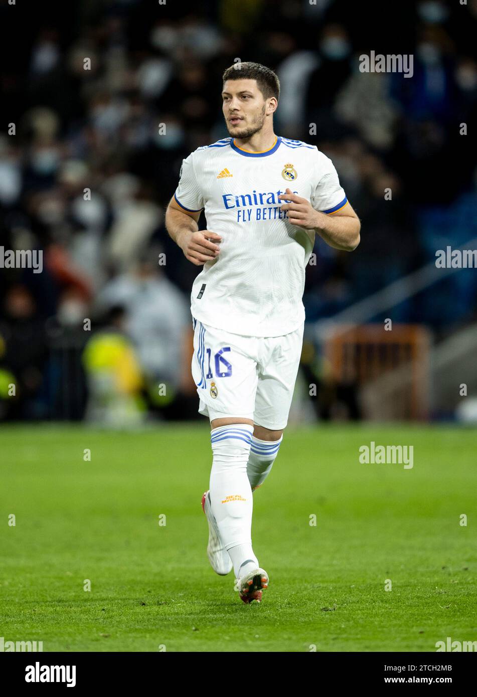 Madrid, 11/03/2021. Santiago Bernabeu Stadium. Champions League. Real Madrid - Shhakthar Donestk ...