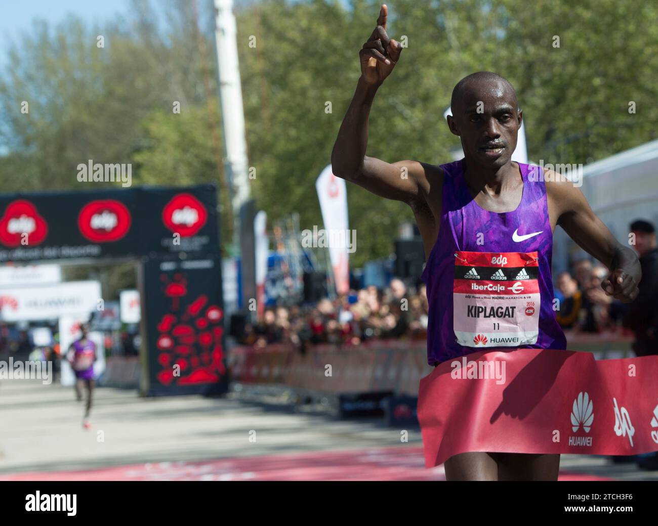 Madrid, 04/24/2016. Madrid Marathon. In the image, Peter Kiplagat, the ...