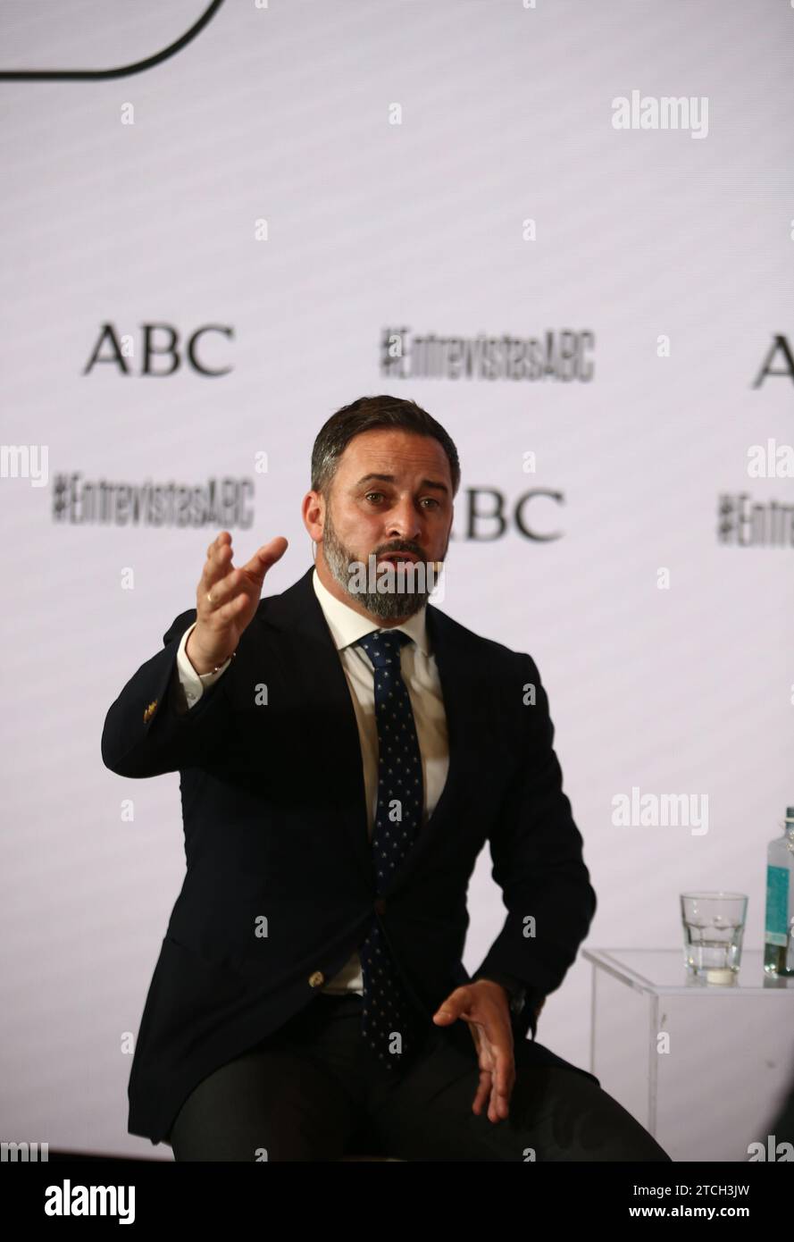 Madrid, 04/27/2021. Interview at the Abc house with the leader of Vox ...