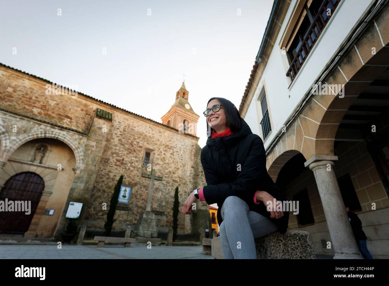 Peraleda de la Mata (Cáceres), 01/24/2022. Interview with Inés Martín ...