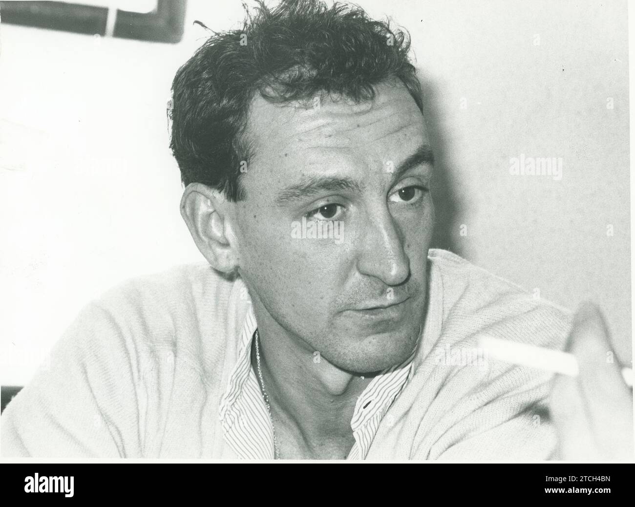 Madrid, 05/19/1987. Javier Anastasio, prosecuted in the second summary ...