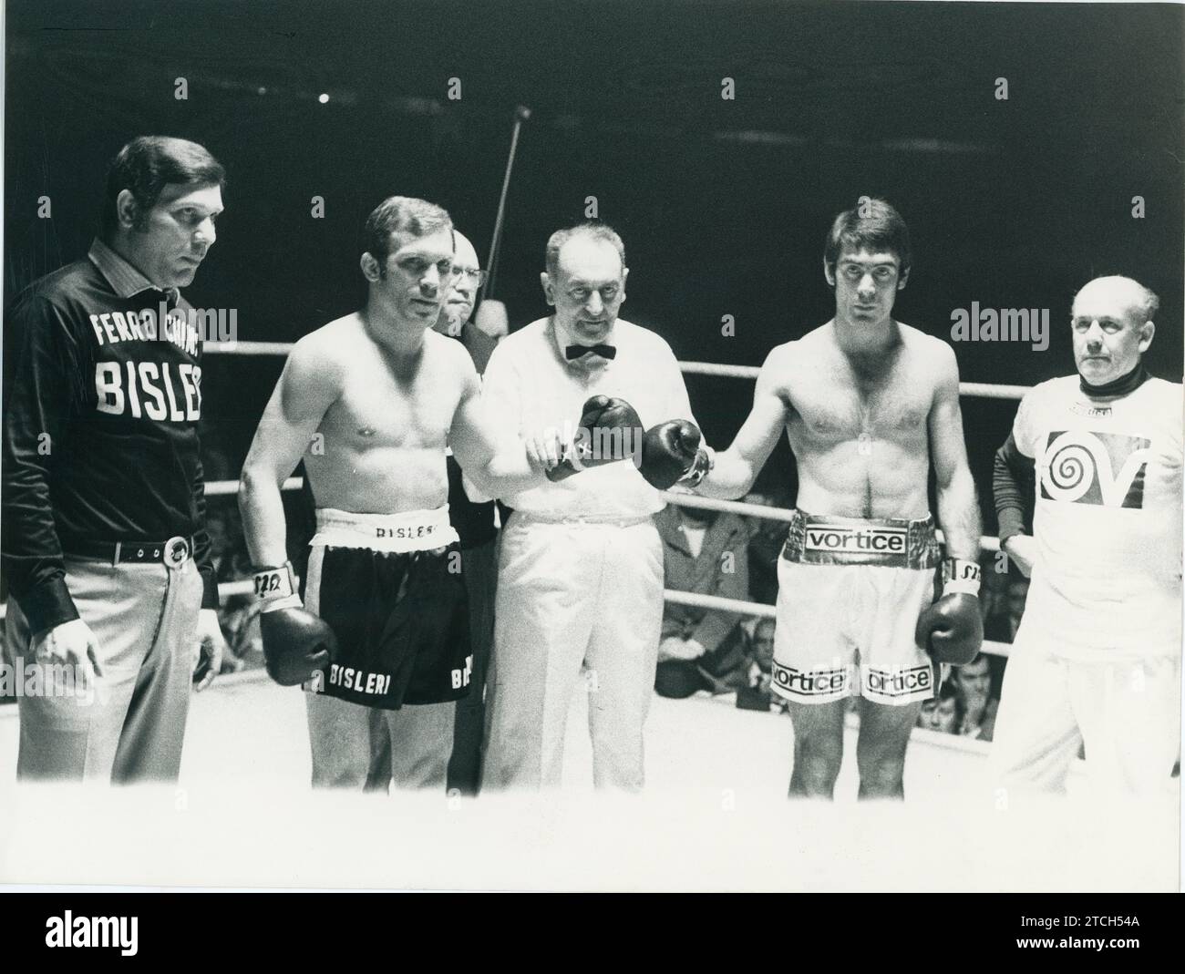 Madrid, 04/29/1971. In the Sports Palace. Fight between the Italian ...
