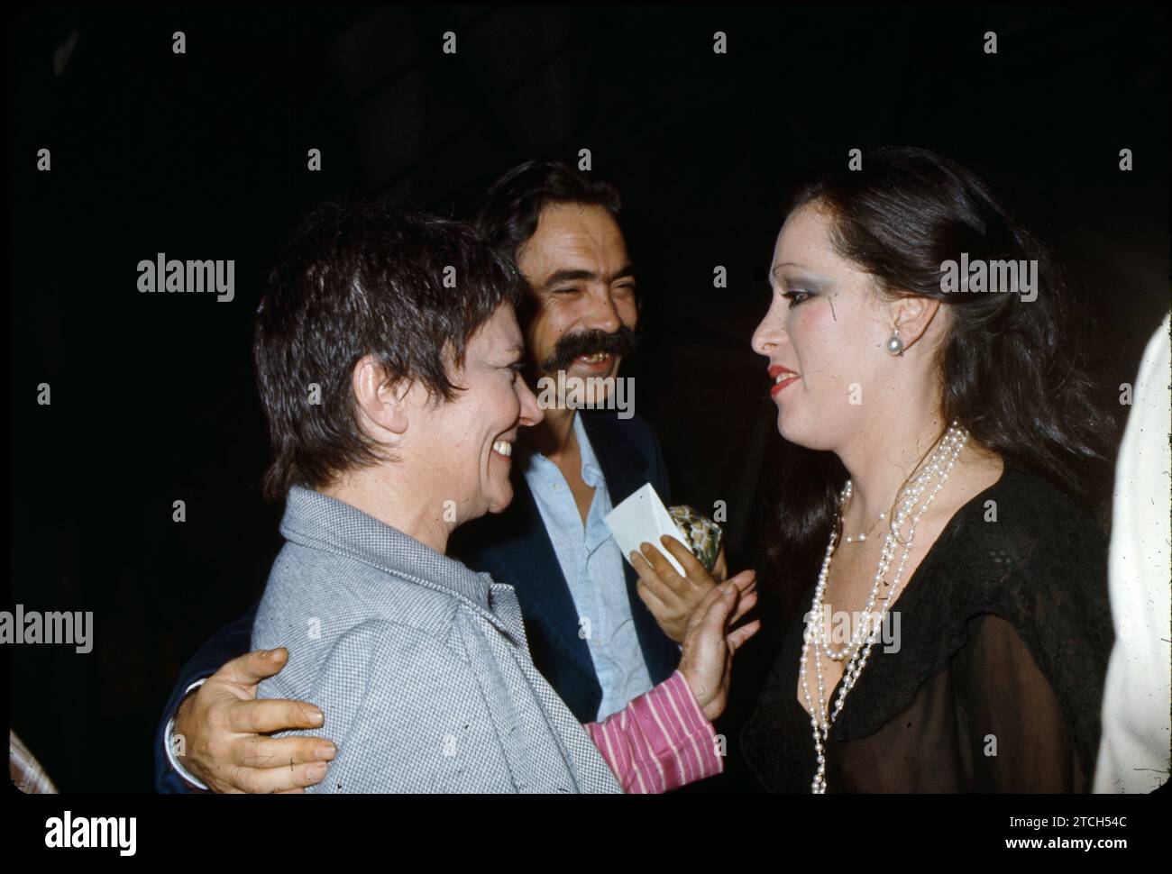 Madrid, 09/24/1976. Premiere of the play ?El Adefesio?. After the play ...