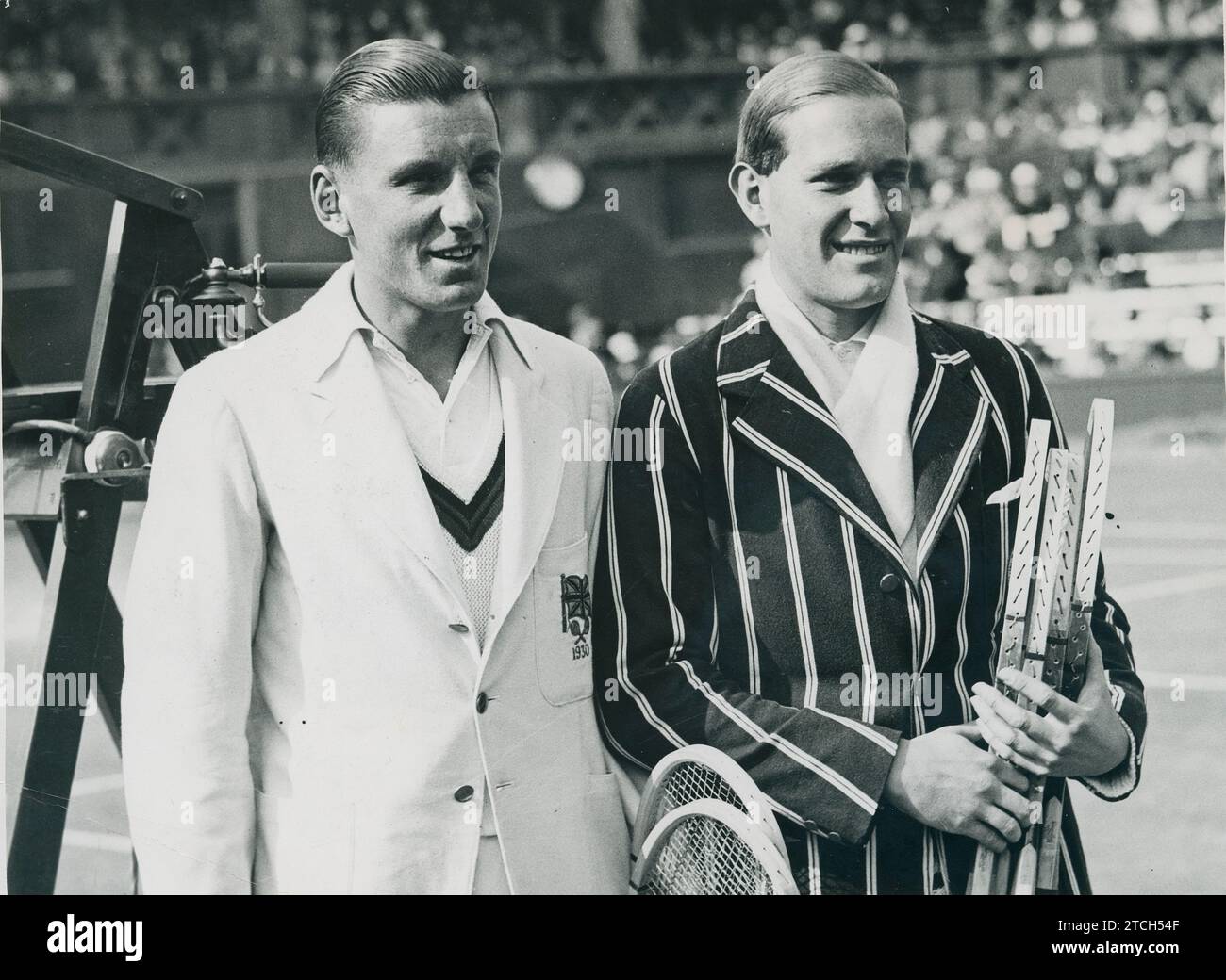 London (United Kingdom), 7/2/1936. The British Fred Perry (left) and ...