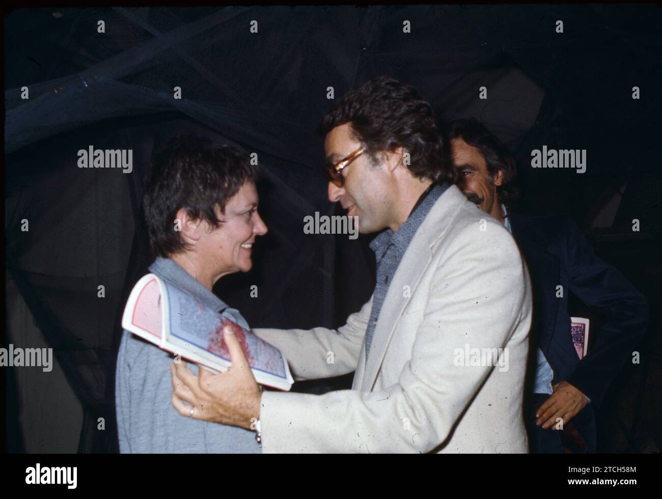 Madrid, 09/24/1976. Premiere of the play ?El Adefesio?. After the play ...