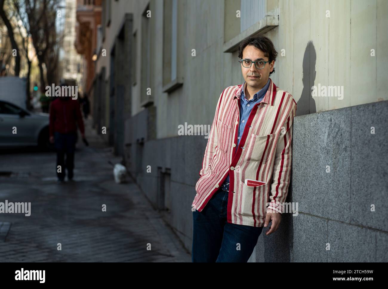 Madrid, 03/01/2022. Interview with the writer Mohamed el Morabet. Photo ...