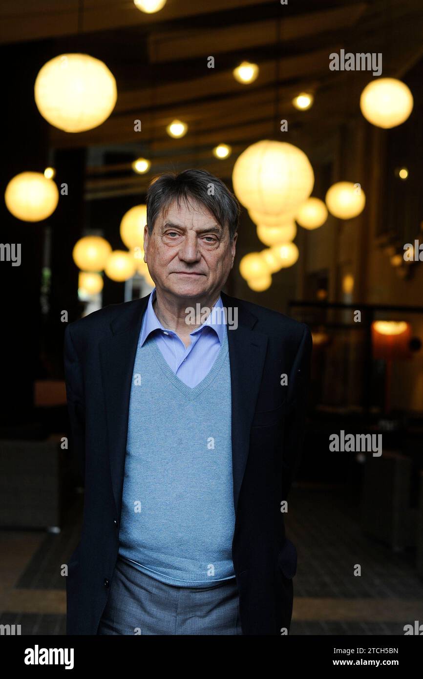 Barcelona, 04/21/2016. Interview with the Italian writer Claudio Magris ...