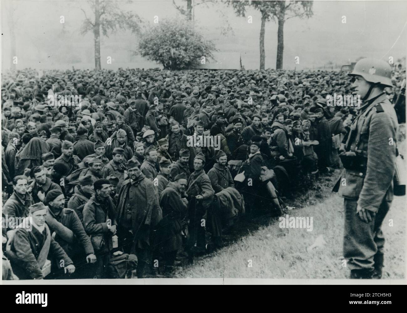Mariembourg (Belgium), June 1940. World War II. French, English ...