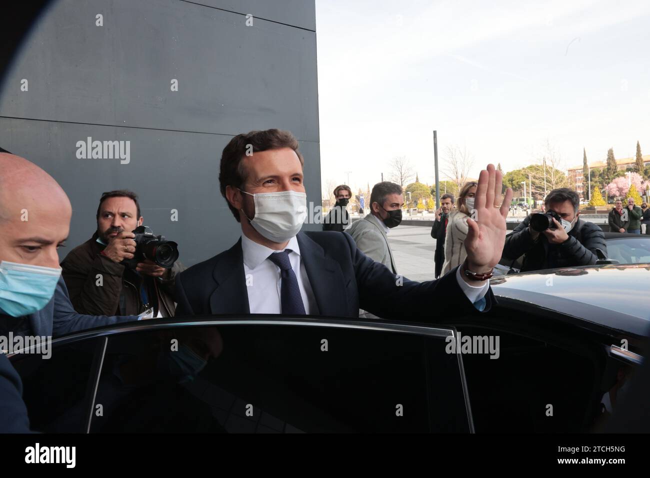 Madrid, 03/01/2022. Meeting of the National Board of Directors chaired ...