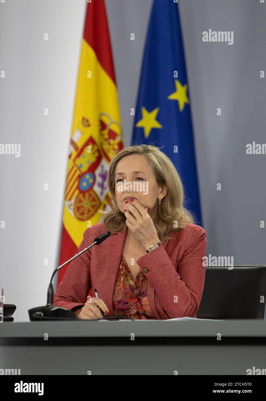 Madrid, 07/05/2022. Press conference to inform the Council of Ministers ...